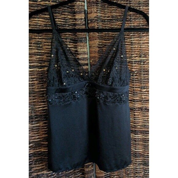 Victoria's Secret | Tops | Victorias Secret Y2k Beaded Lace Sequin ...